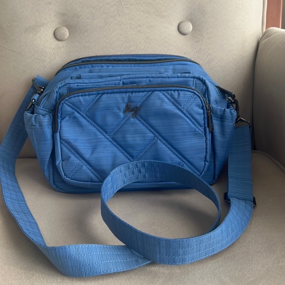 lug | Bags | Nwot Lug Boomer Crossbody Bag In Brushed Marina | Poshmark